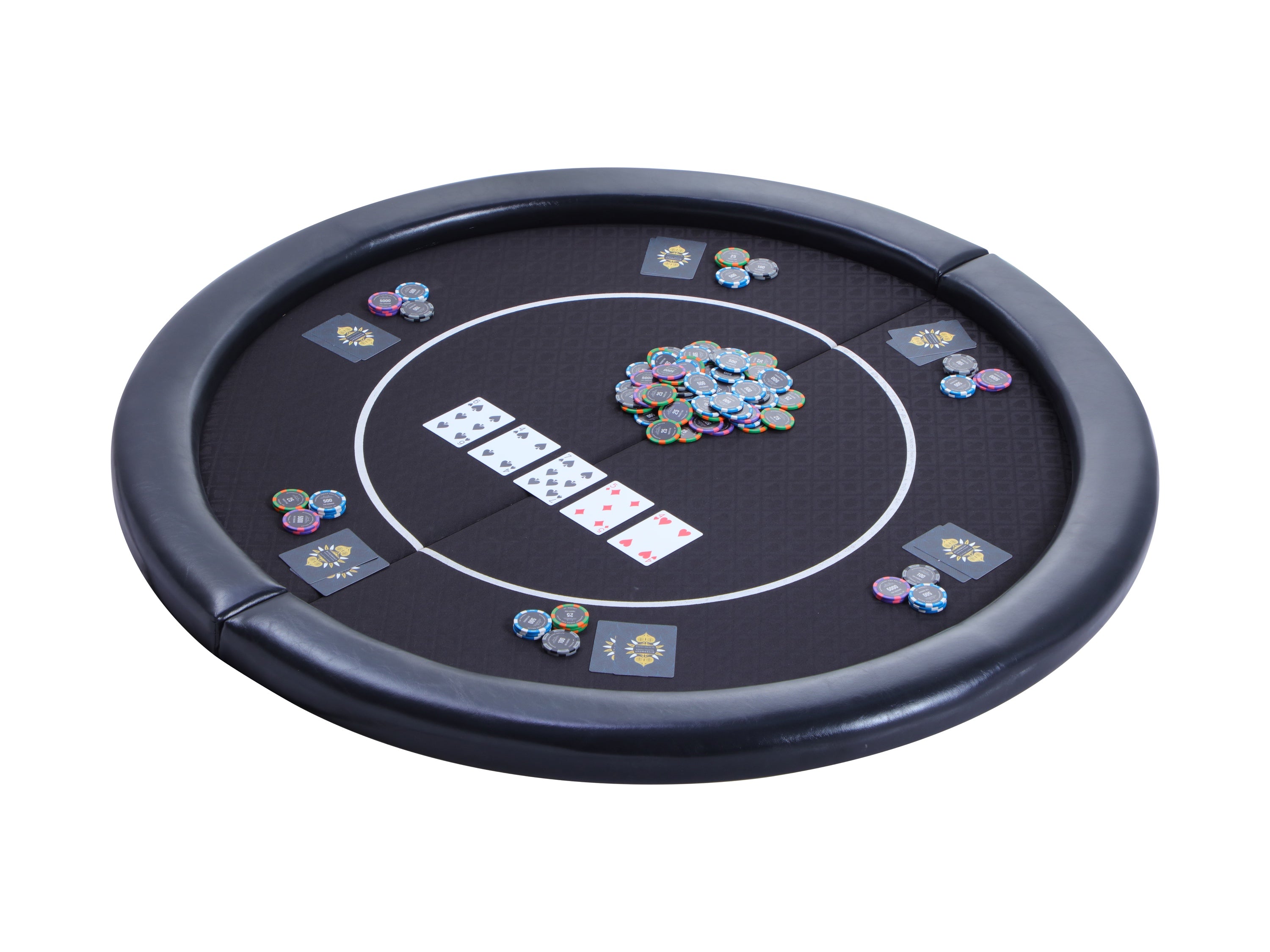 Riverboat Classic Folding Poker Table Top in Suited Speed Cloth (116 x ...