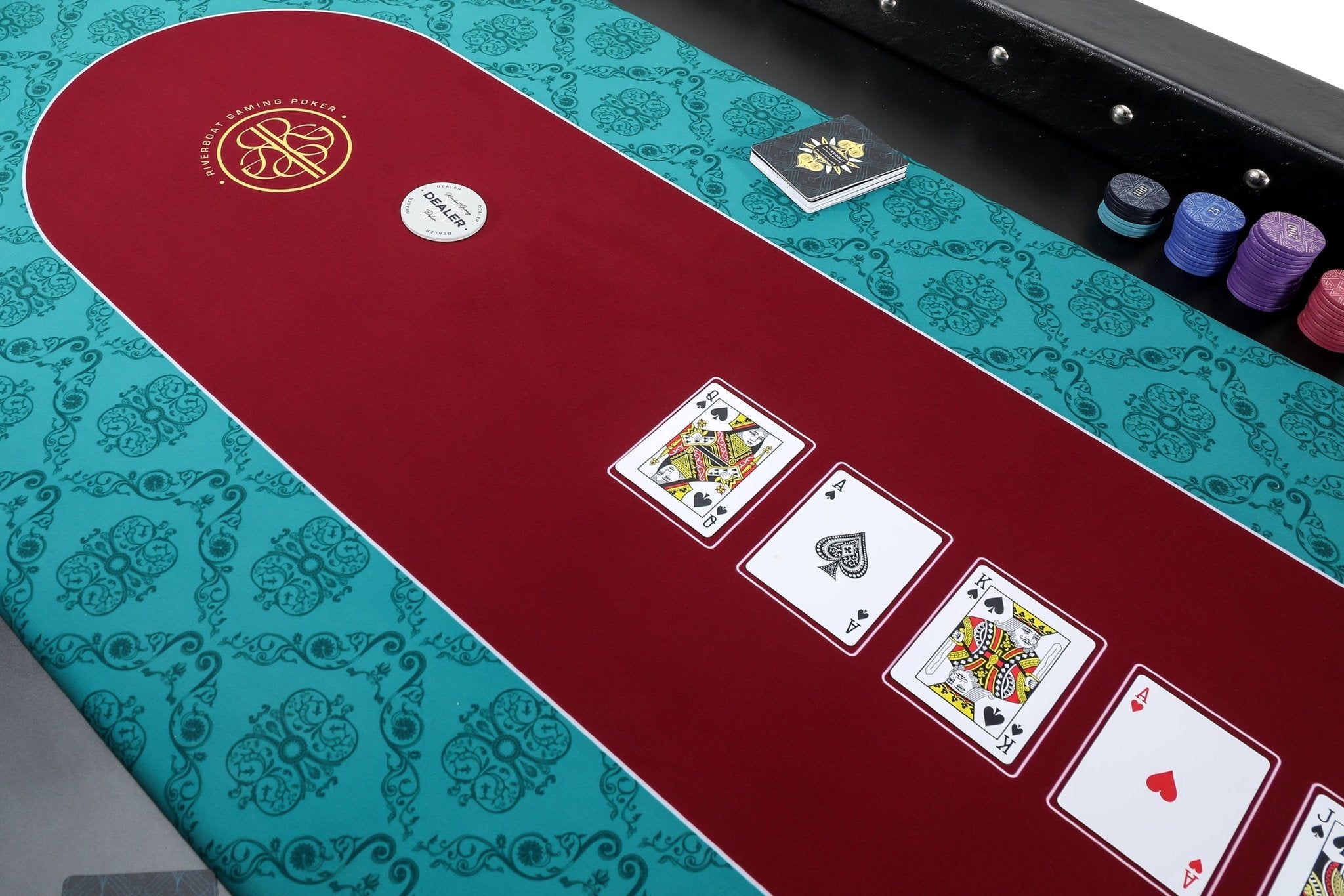 P10 The Classic Game Poker Table with Heavy Duty Folding Legs and Casi ...