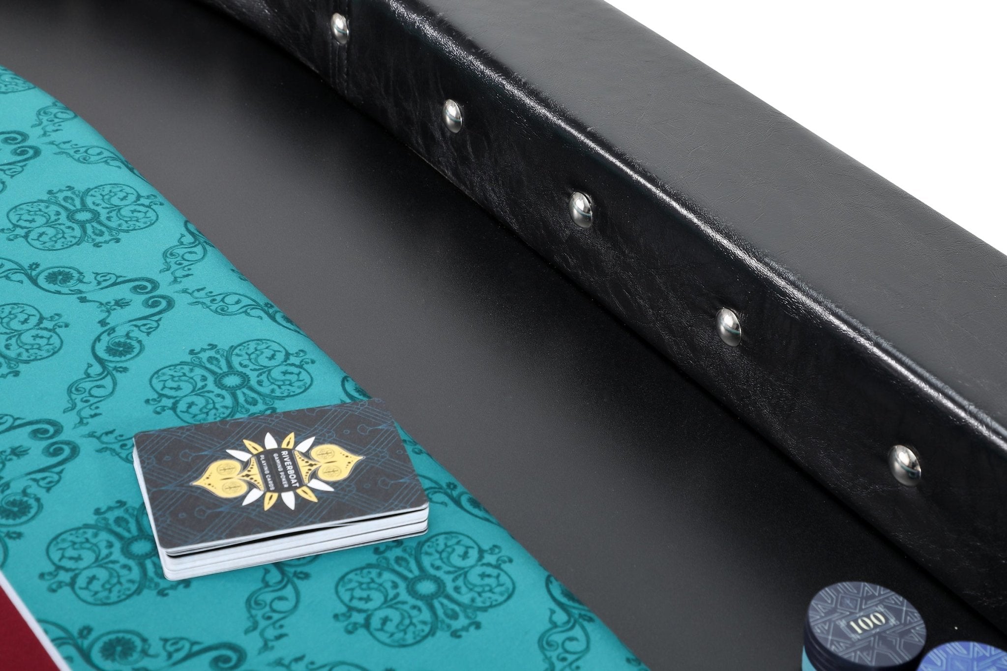 P10 The Classic Game Poker Table with Heavy Duty Folding Legs and Casi ...