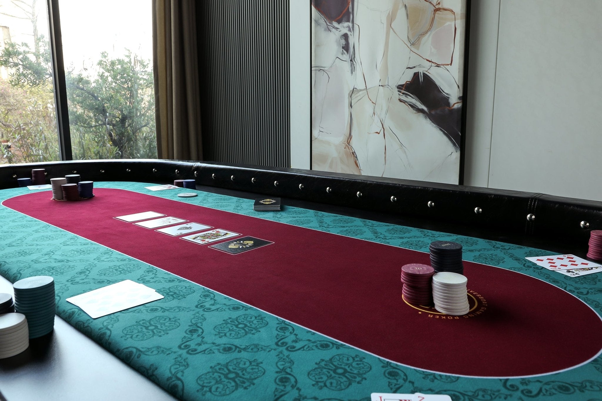 P10 The Classic Game Poker Table with Heavy Duty Folding Legs and Casi ...